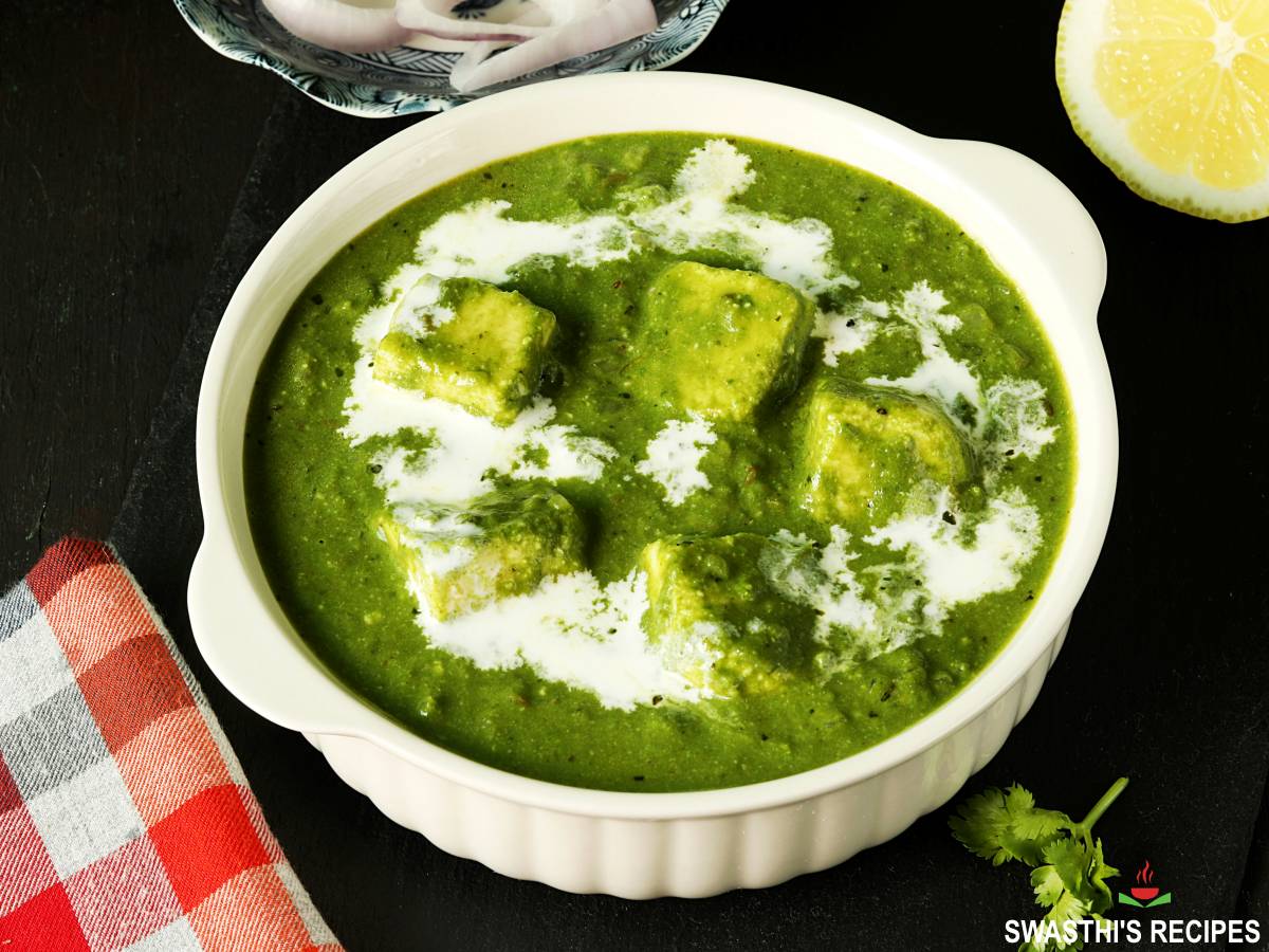 Palak Paneer Recipe How To Make Palak Paneer Swasthis Recipes