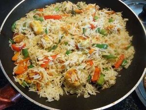 Paneer fried rice (Indian & Chinese 2 Ways) - Swasthi's Recipes
