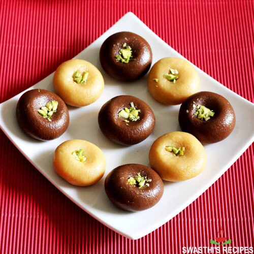 Peda Recipe (2 Ways) - Swasthi's Recipes