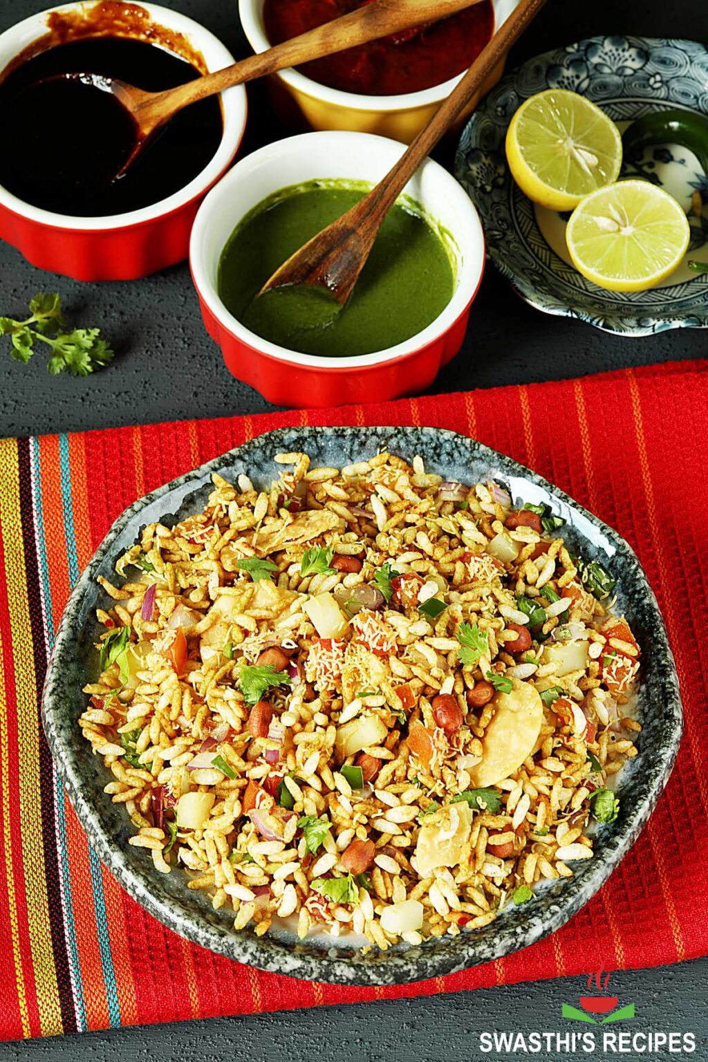 Bhel Puri Recipe - Swasthi's Recipes