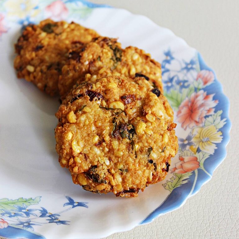 Dal vada recipe (Lentil fritters) - Swasthi's Recipes