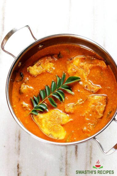 Fish Curry Recipe (Indian Fish Masala) - Swasthi's Recipes