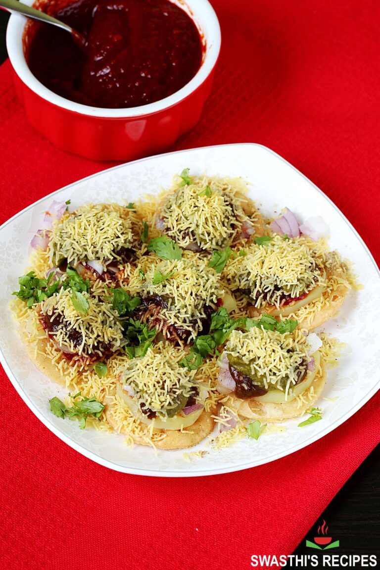 Sev Puri Recipe | Indian Street Food - Swasthi's Recipes