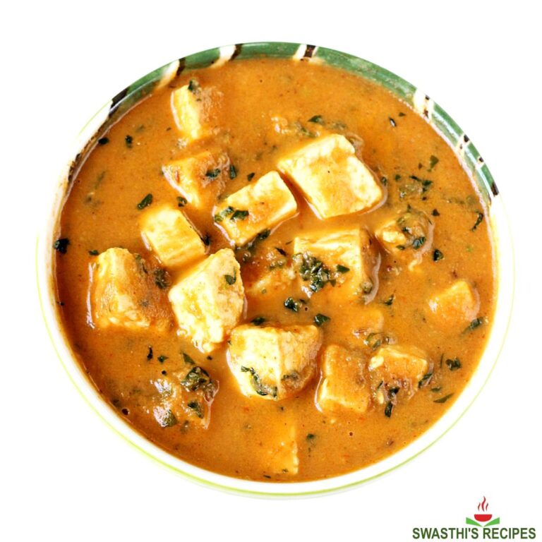 Methi Paneer Recipe - Swasthi's Recipes