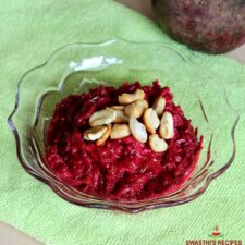 Beetroot Halwa Recipe - Swasthi's Recipes