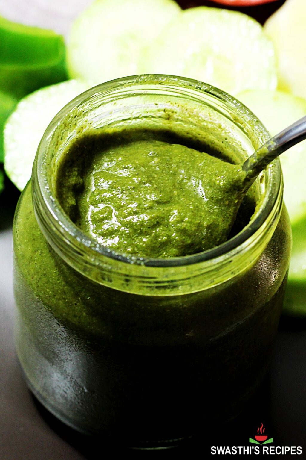 Green Chutney for Sandwich, Chaat & Snacks - Swasthi's Recipes