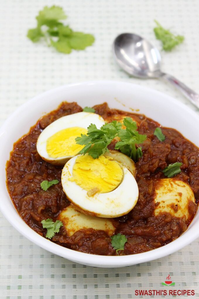 Egg Roast (Spicy Roasted Eggs) - Swasthi's Recipes