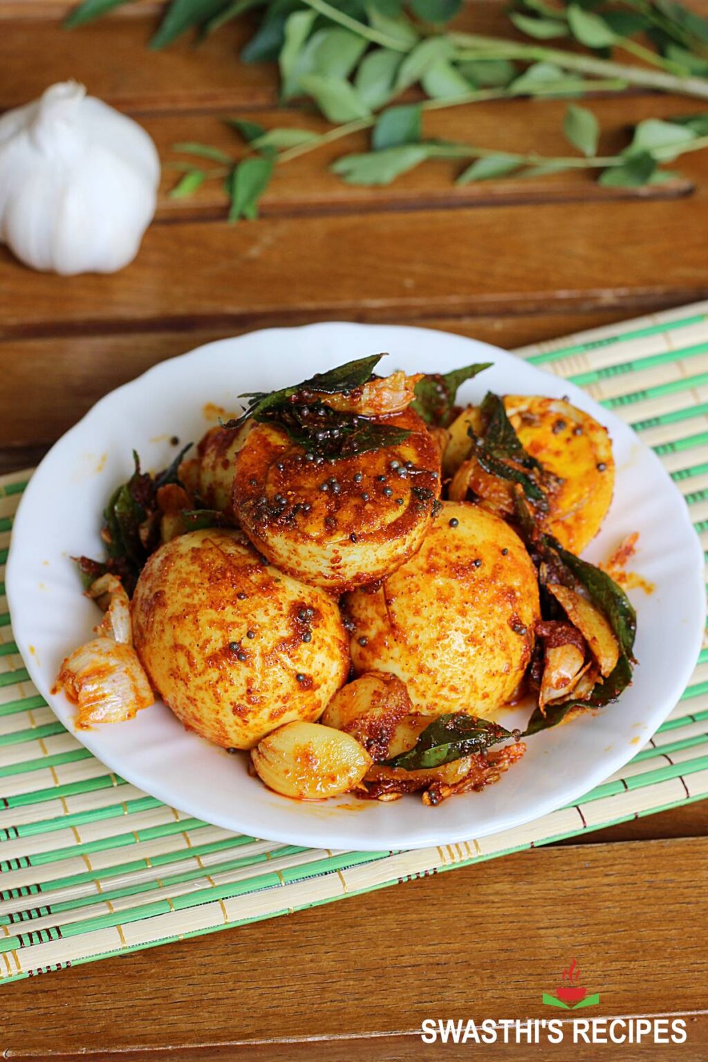 Egg Roast (Spicy Roasted Eggs) - Swasthi's Recipes