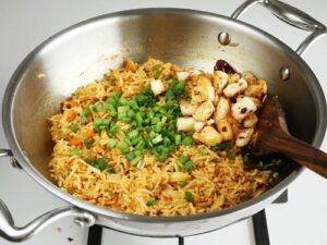 Singapore Fried Rice Recipe - Swasthi's Recipes