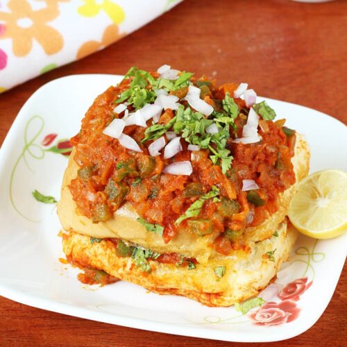Masala Pav Recipe - Swasthi's Recipes