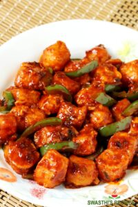 Schezwan Paneer Recipe - Swasthi's Recipes