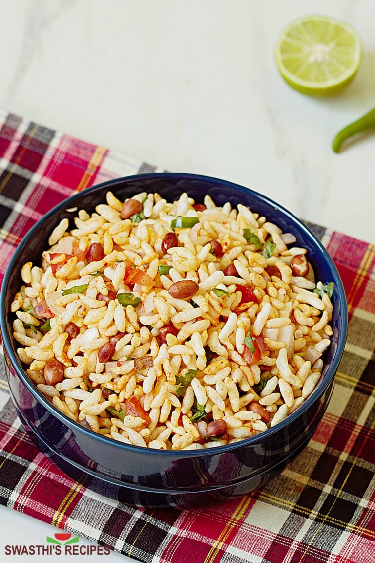Churumuri Recipe (Puffed Rice Snacks) - Swasthi's Recipes