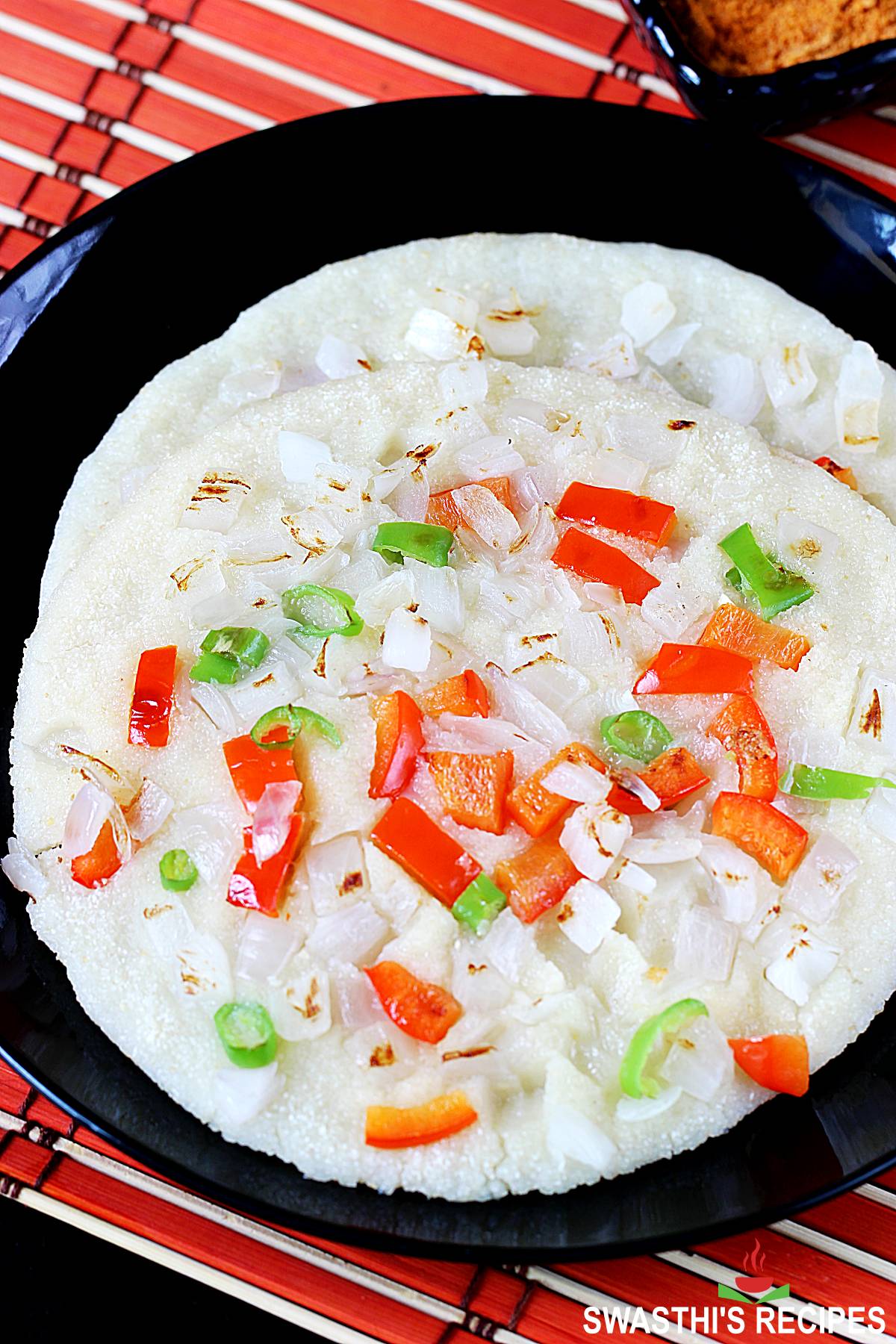 Rava Uttapam (Sooji Uttapam) - Swasthi's Recipes