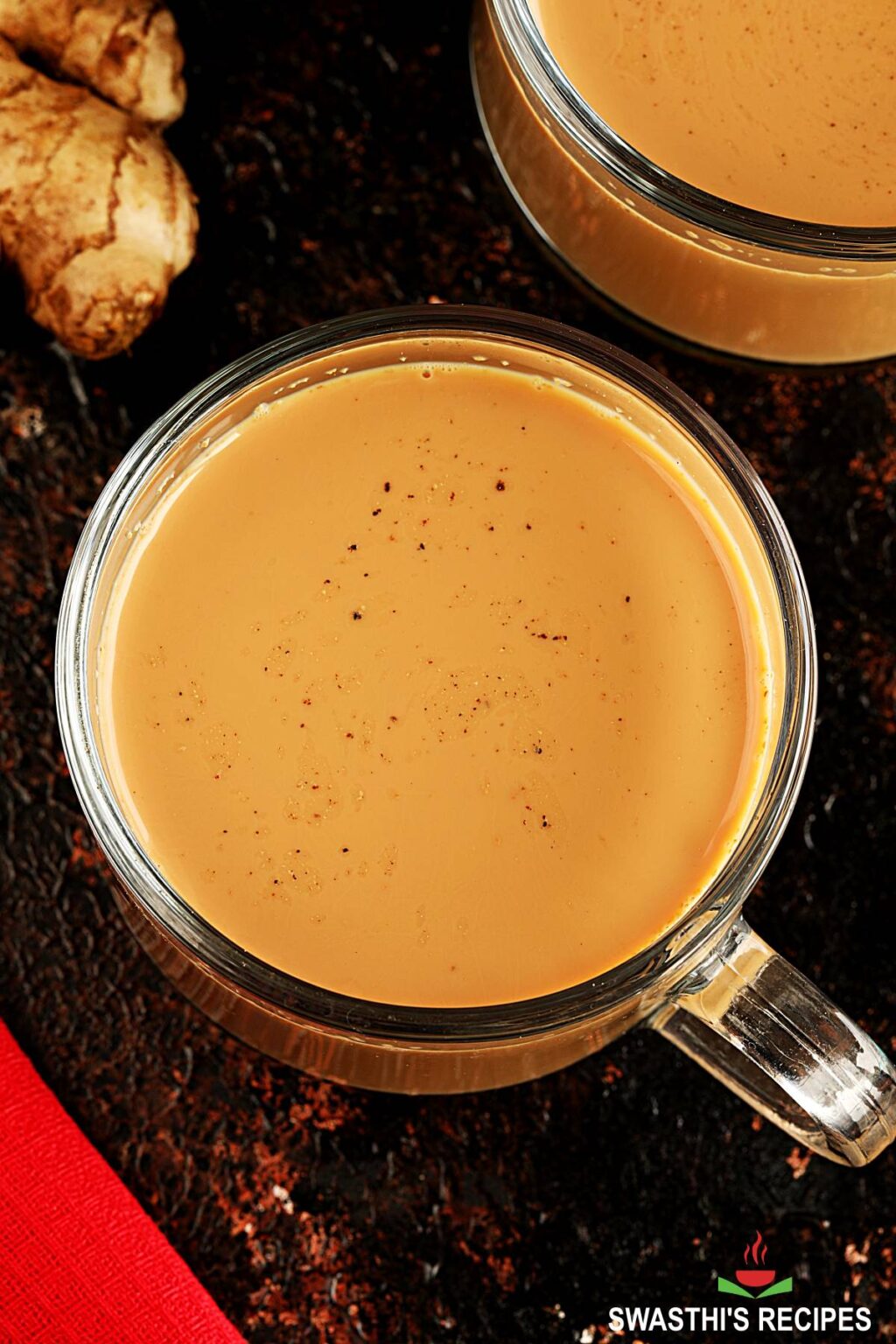 Ginger Milk Tea (Adrak Chai) - Swasthi's Recipes