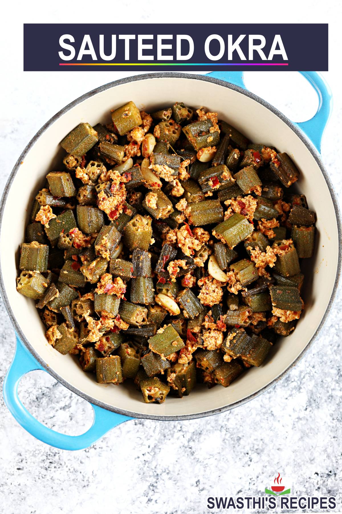 Sauteed Okra Recipe - Swasthi's Recipes