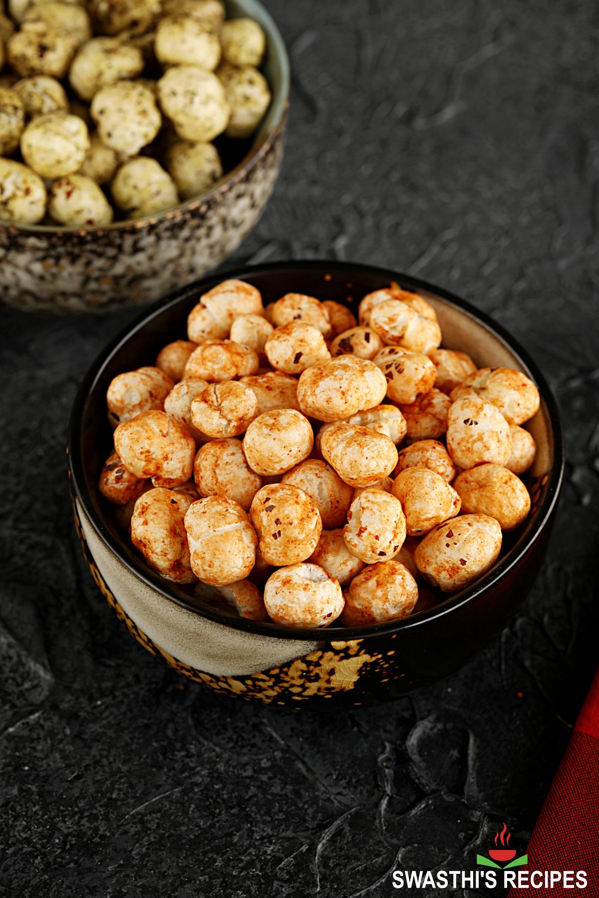 Makhana Recipe (Phool Makhana Snack) - Swasthi's Recipes