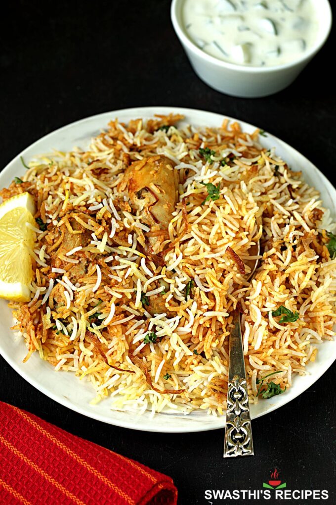 Chicken Biryani Recipe - Swasthi's Recipes