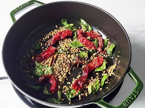 Goat Curry Recipe (Chettinad Goat Kulambu) - Swasthi's Recipes