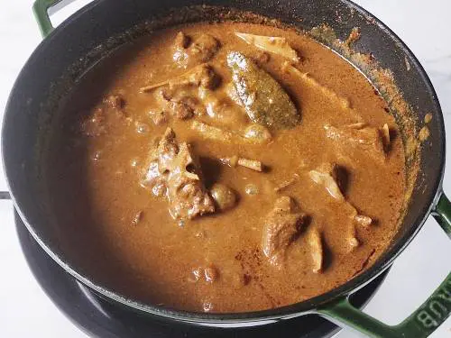 Goat Curry Recipe (Chettinad Goat Kulambu) - Swasthi's Recipes