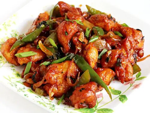 Andhra chilli chicken recipe - Swasthi's Recipes