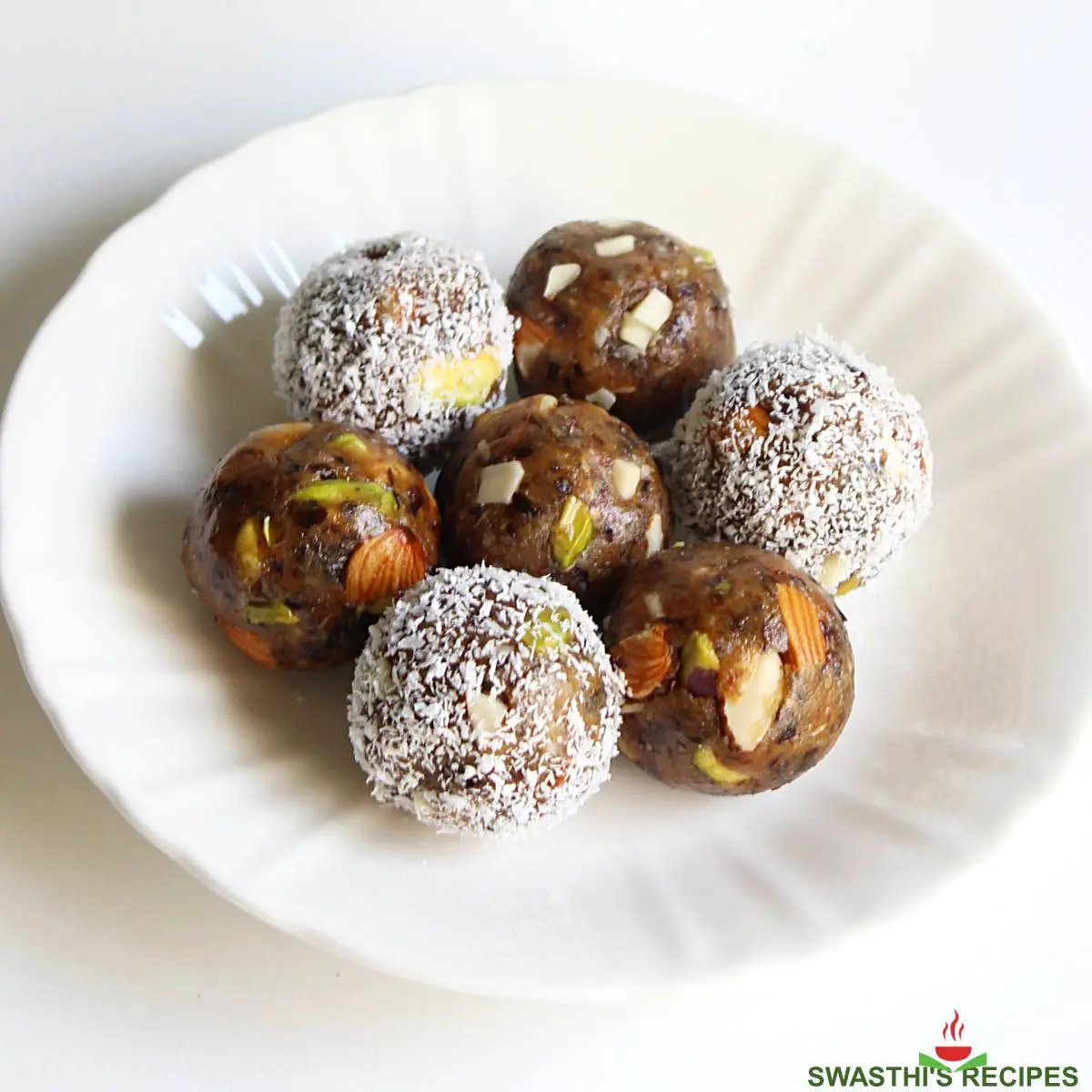 Date Balls (Date Nut Seed Balls) - Swasthi's Recipes