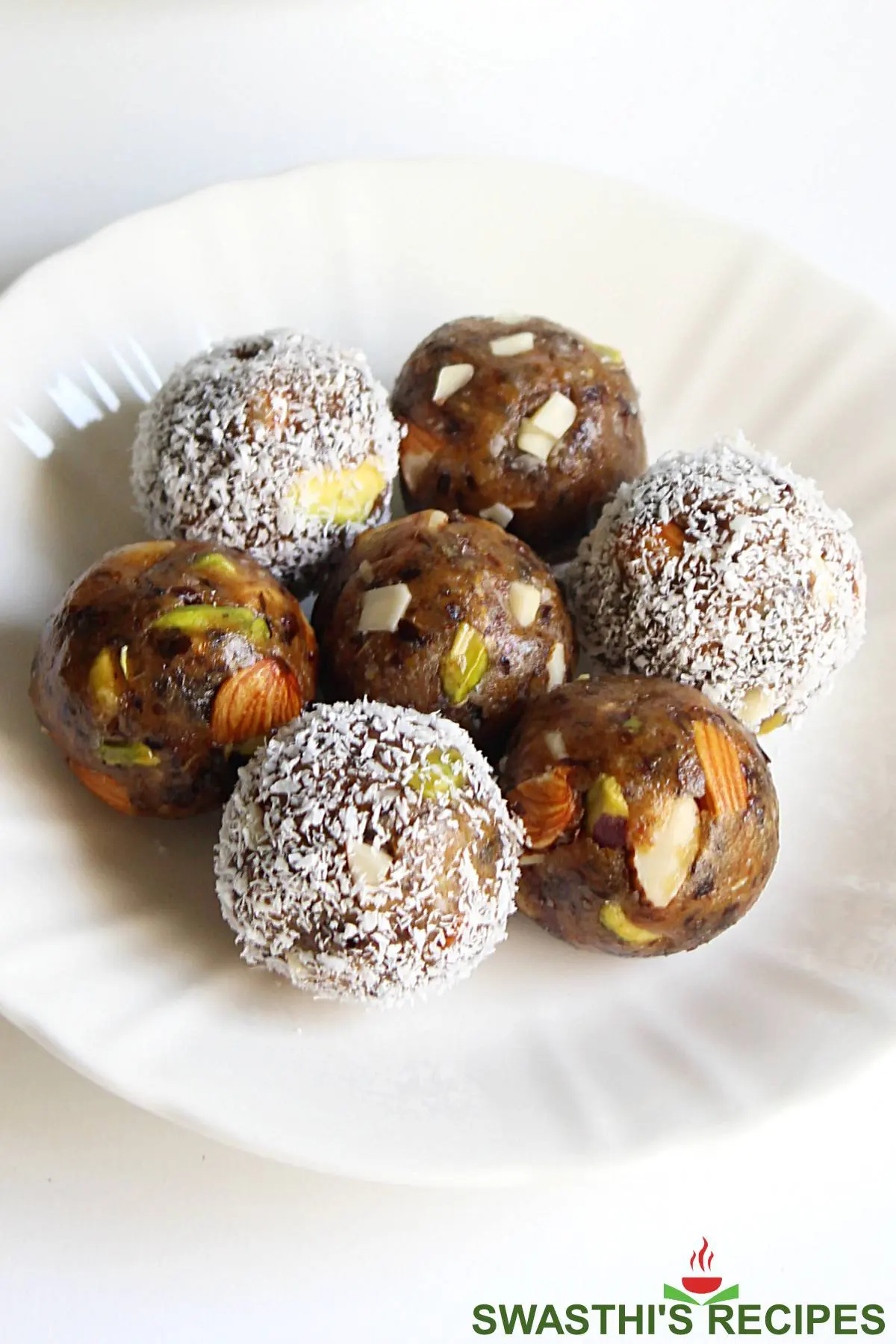 Date Balls (Date Nut Seed Balls) - Swasthi's Recipes
