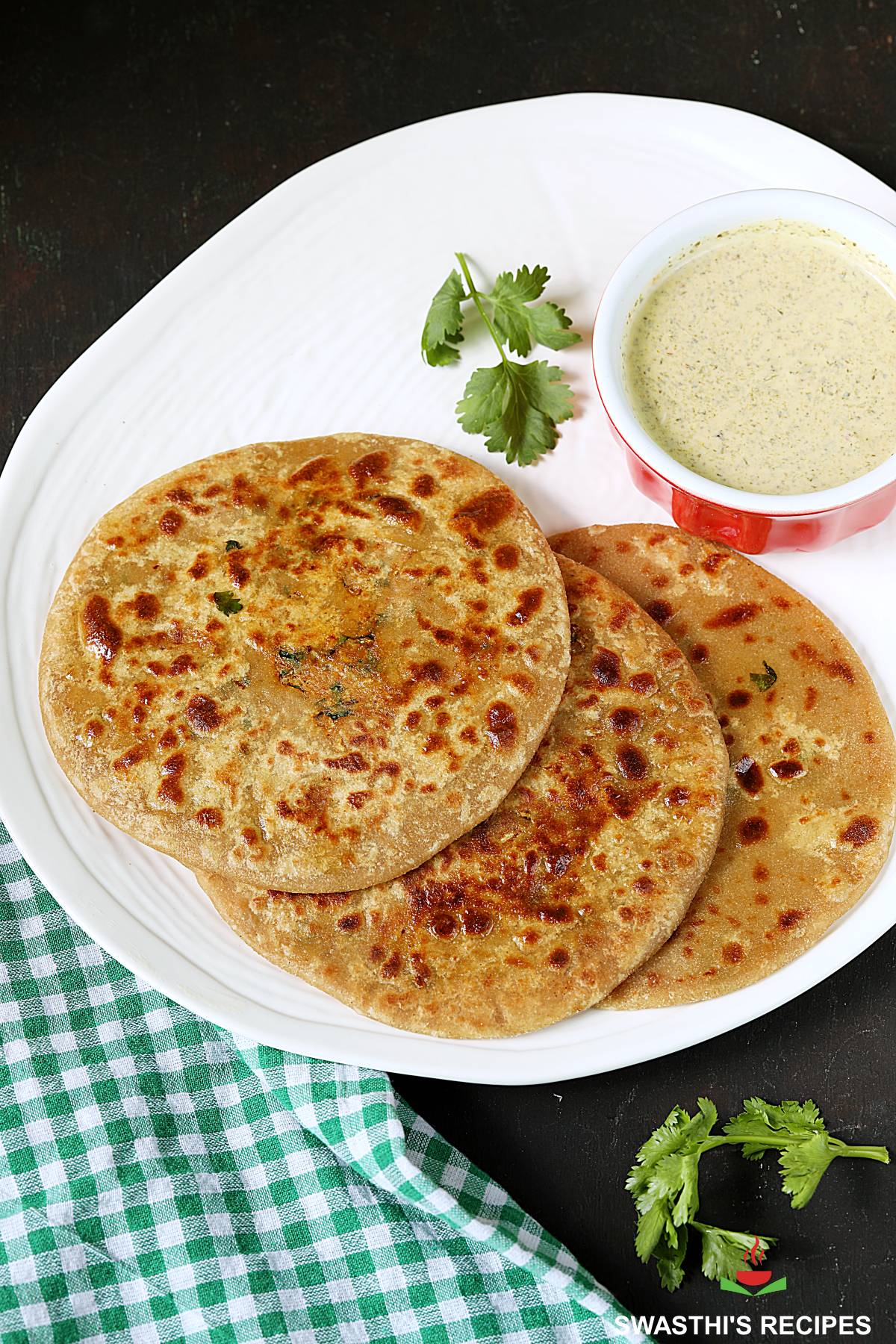 Mooli Paratha Recipe (Radish Paratha) - Swasthi's Recipes