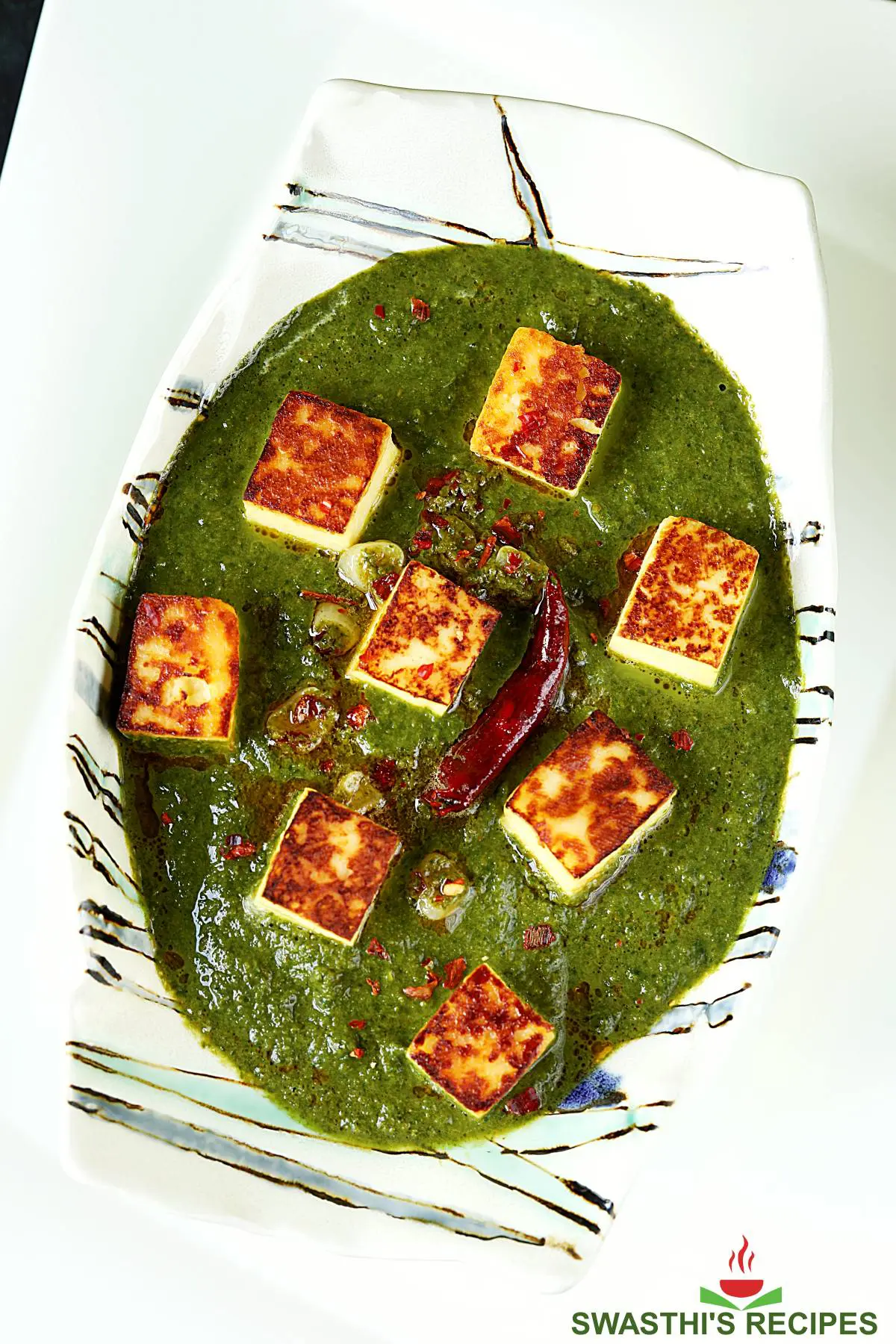 Saag Paneer Recipe - Swasthi's Recipes