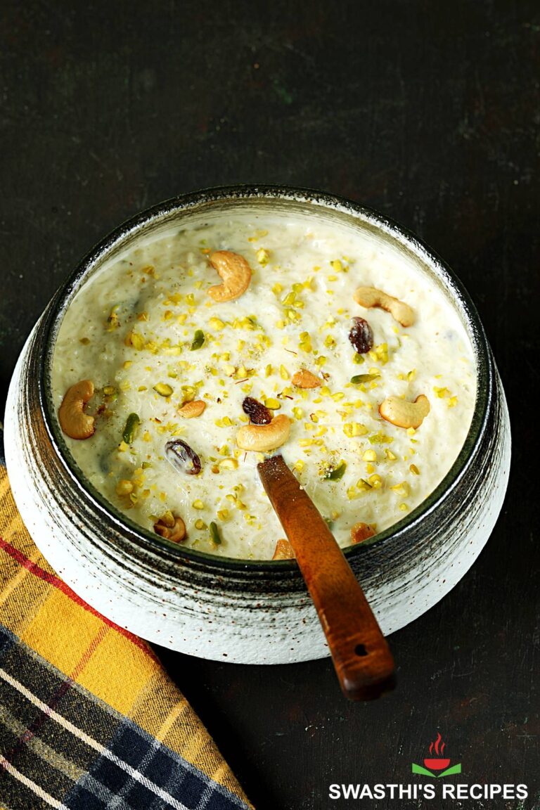 Indian Rice Pudding - Swasthi's Recipes