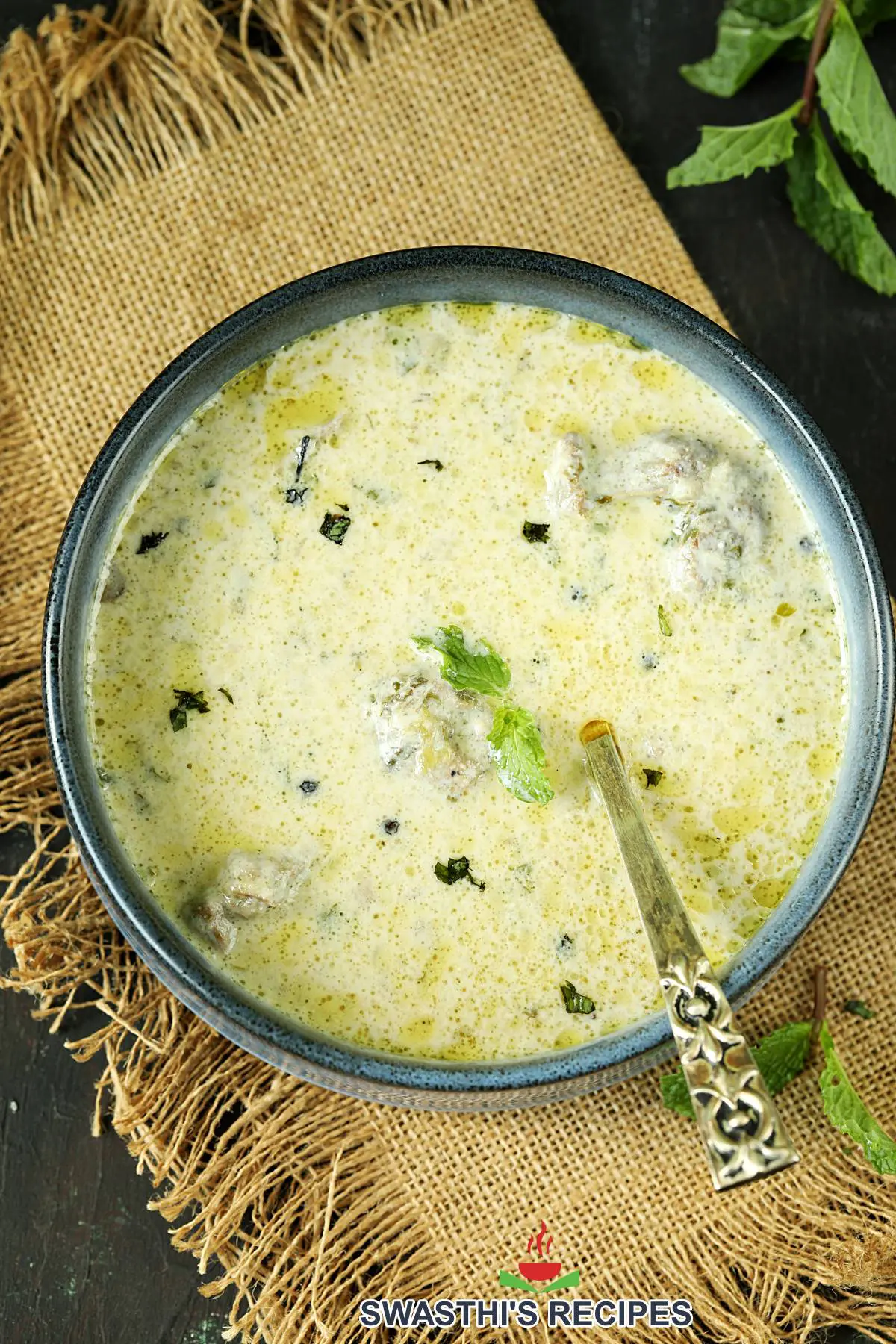 Hyderabadi Marag (Mutton Soup) - Swasthi's Recipes