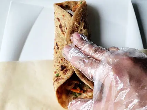 Paneer Kathi Roll Recipe - Swasthi's Recipes