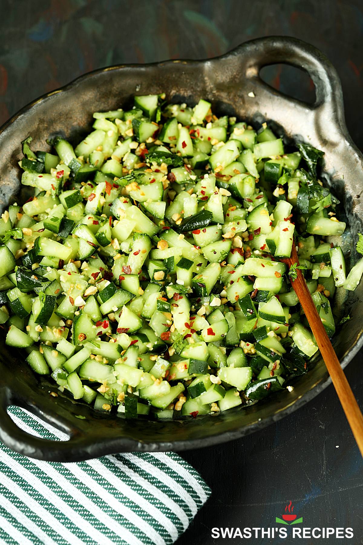 Indian Cucumber Salad Recipe - Swasthi's Recipes