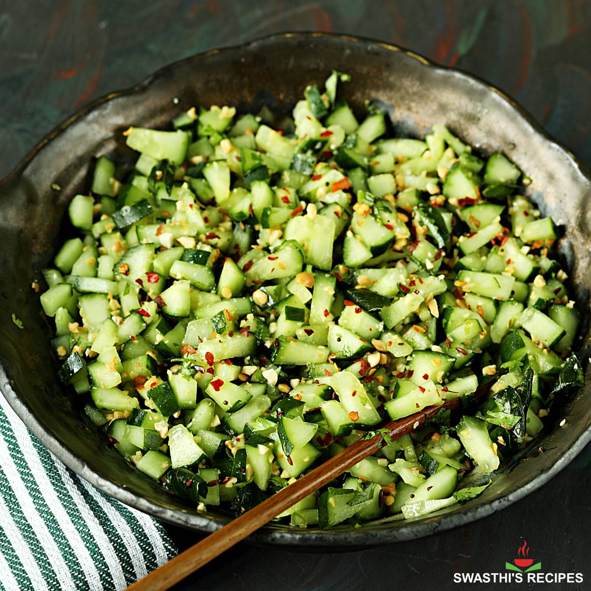 Indian Cucumber Salad Recipe Swasthis Recipes