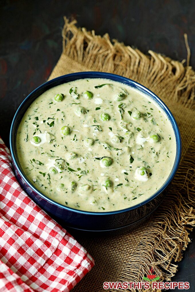 Methi Matar Malai Recipe - Swasthi's Recipes
