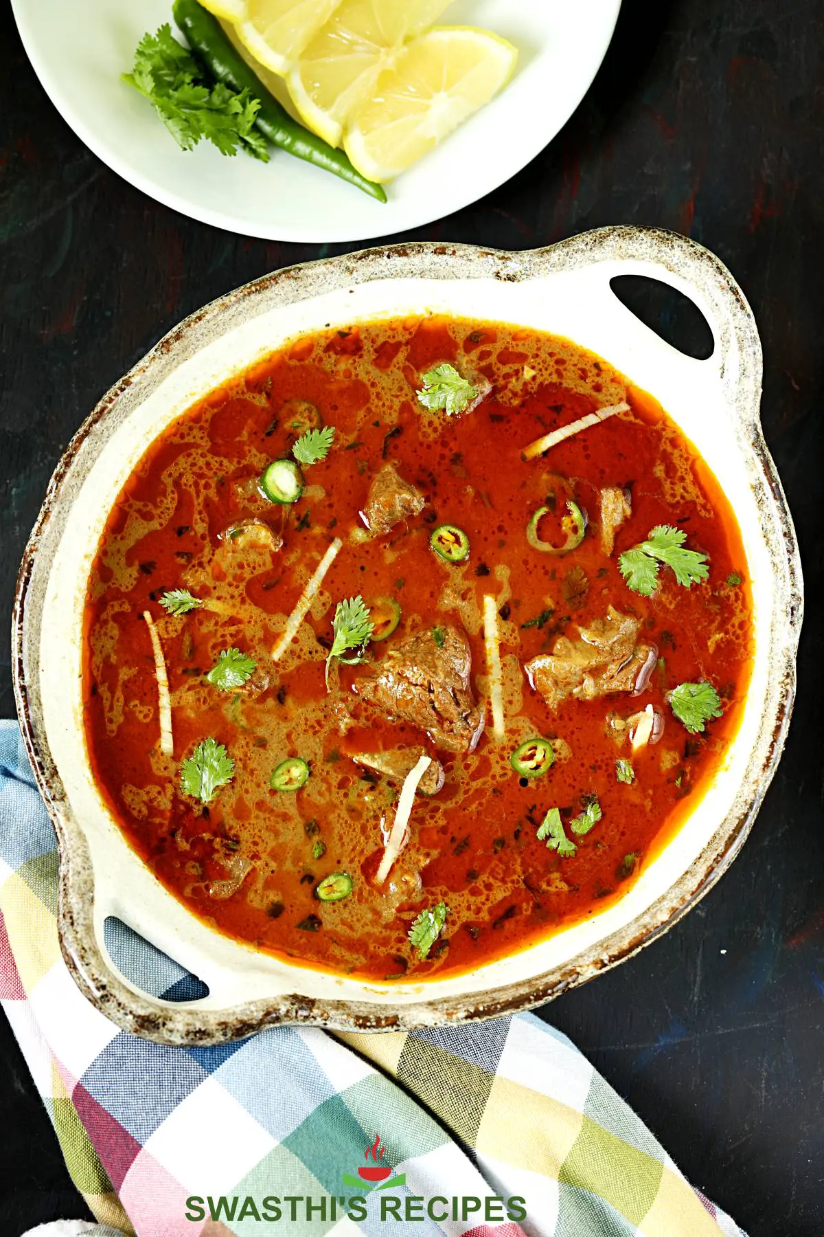 Nihari Recipe - Swasthi's Recipes