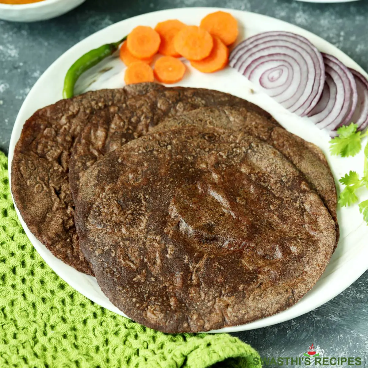Ragi Roti Recipe (Nachni Roti - 2 ways) - Swasthi's Recipes