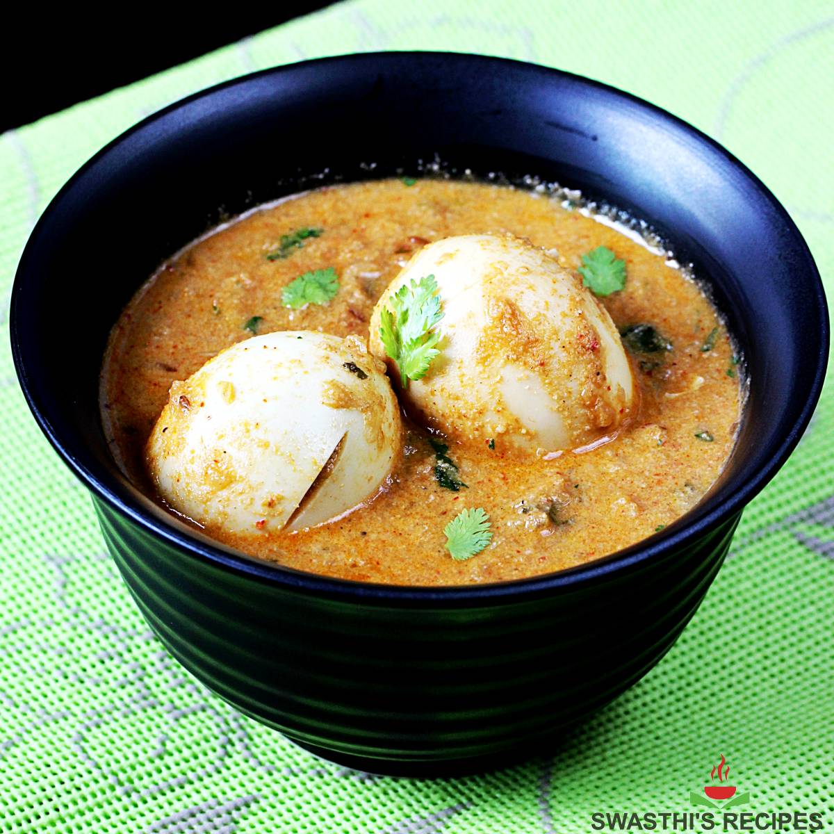 Egg Kurma (Egg Korma) - Swasthi's Recipes