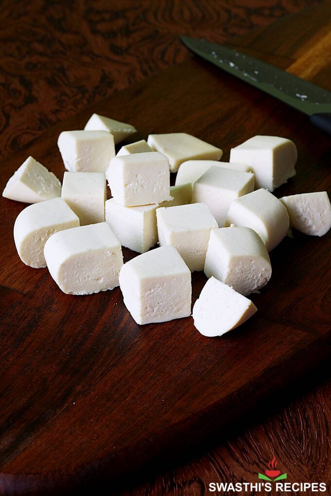 How to make Paneer (Indian Cheese) - Swasthi's Recipes
