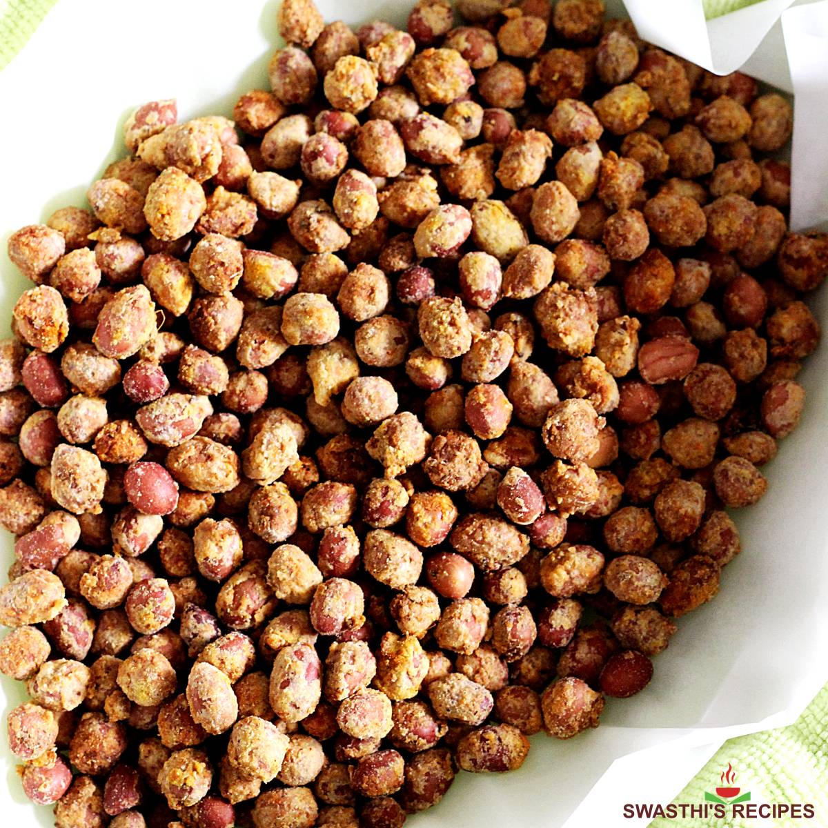 Peanut Masala (Spicy Roasted Peanuts) - Swasthi's Recipes