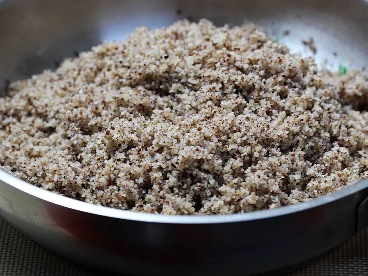 Ragi Rava Upma Recipe - Swasthi's Recipes