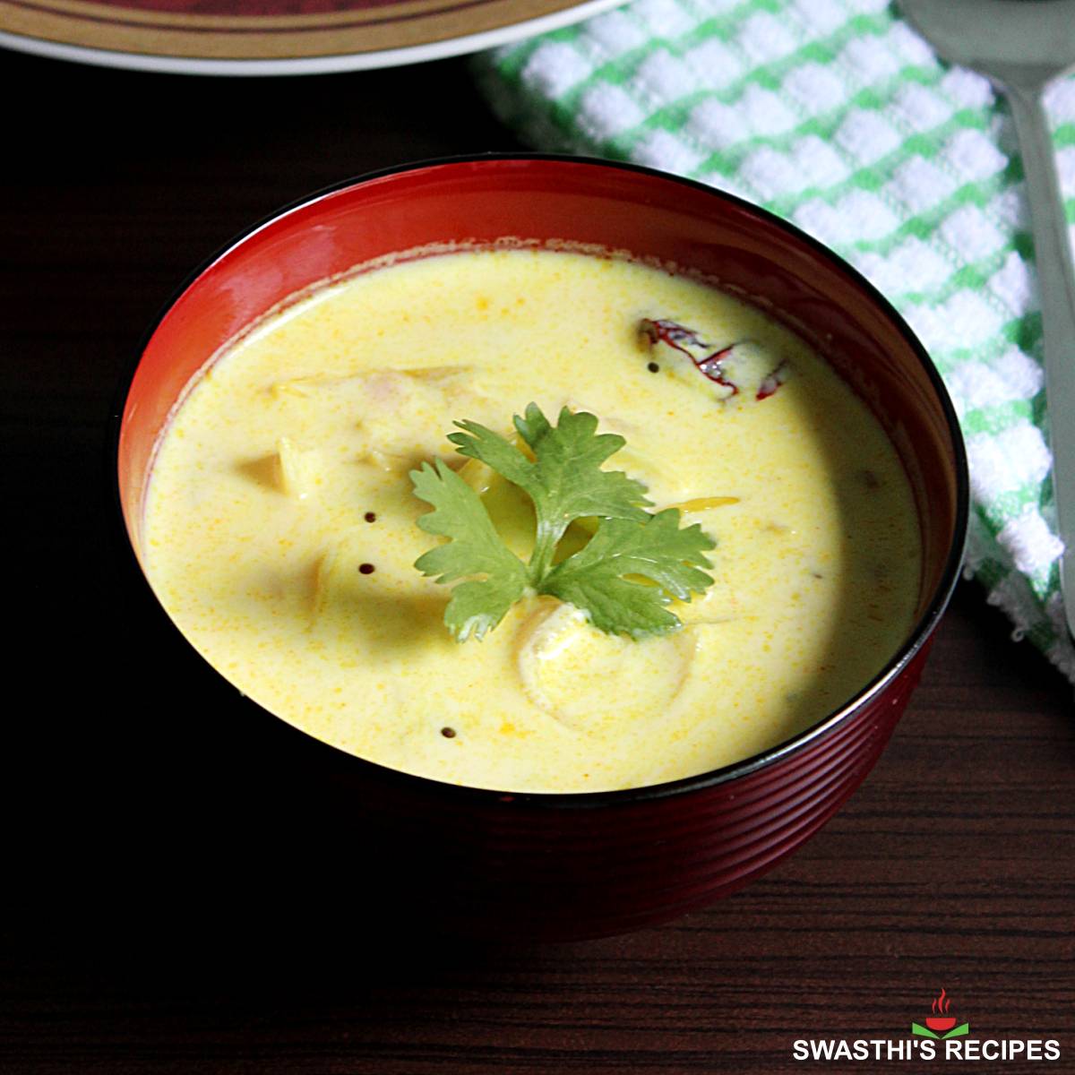 Majjiga Charu (Majjiga Pulusu) - Swasthi's Recipes