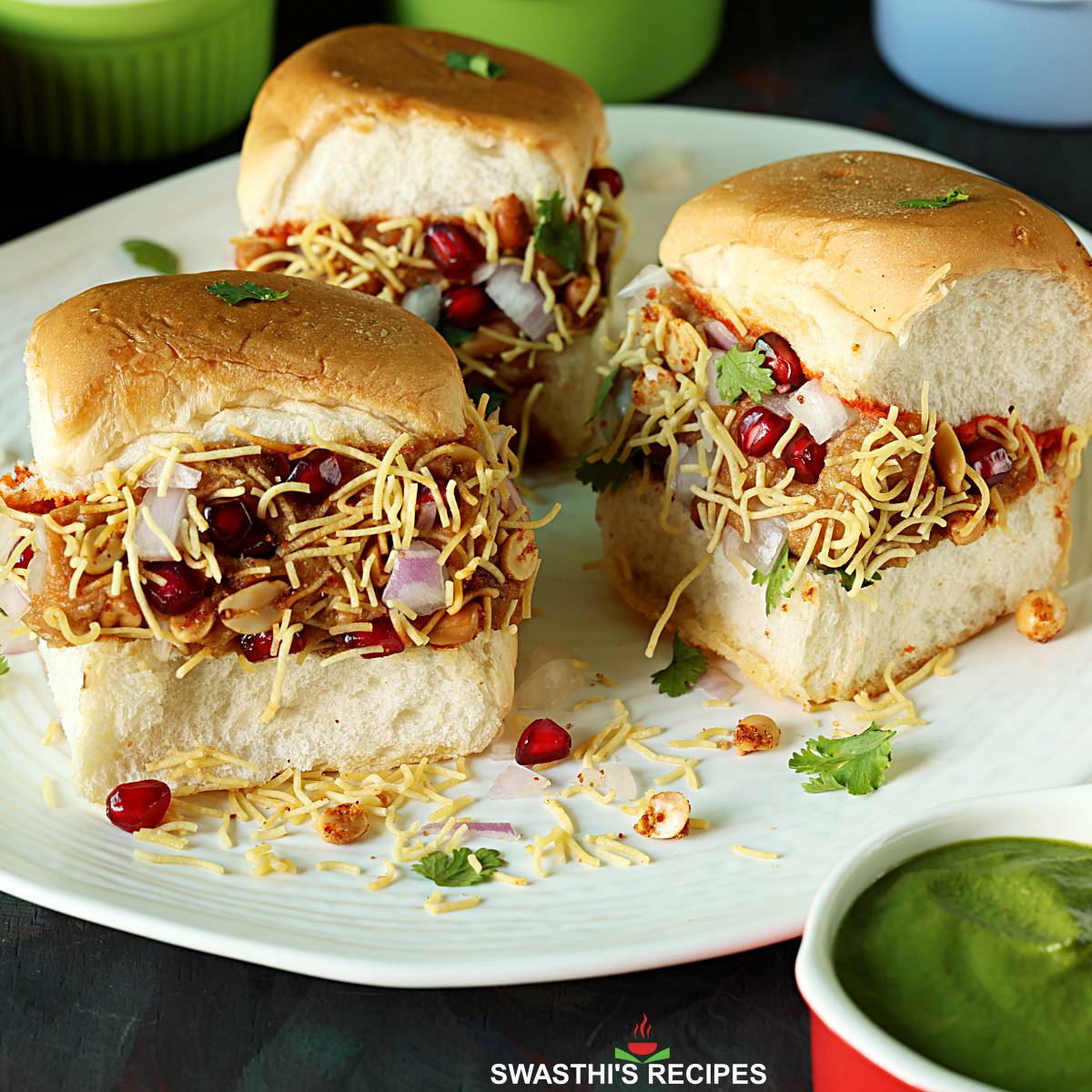 Dabeli Recipe - Swasthi's Recipes