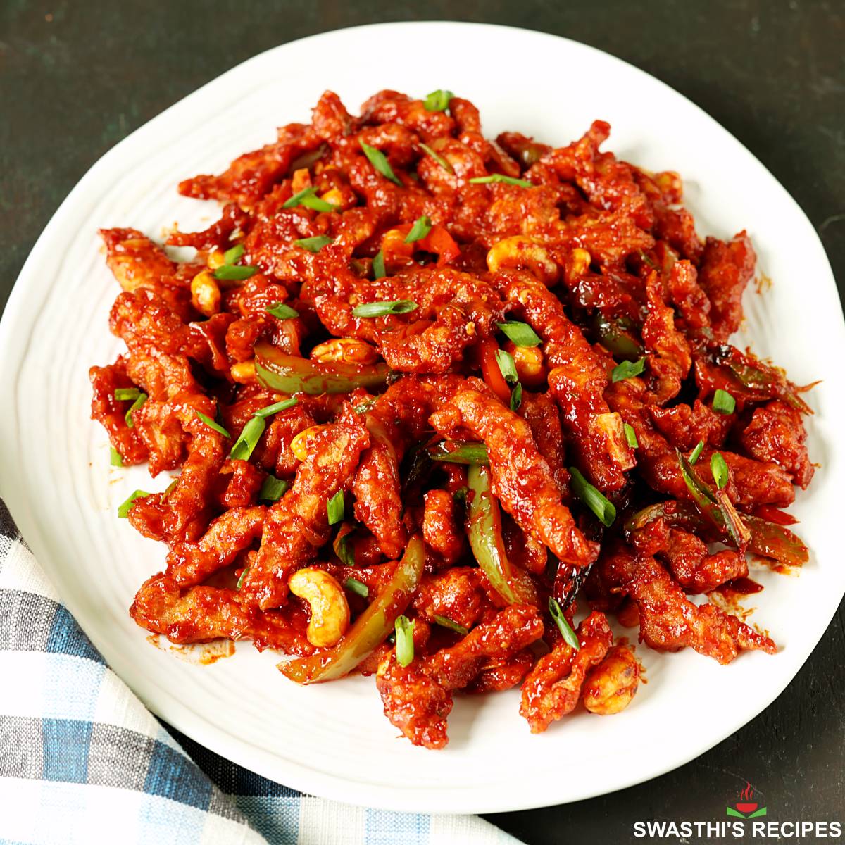 Dragon Chicken Recipe (Restaurant Style) - Swasthi's Recipes